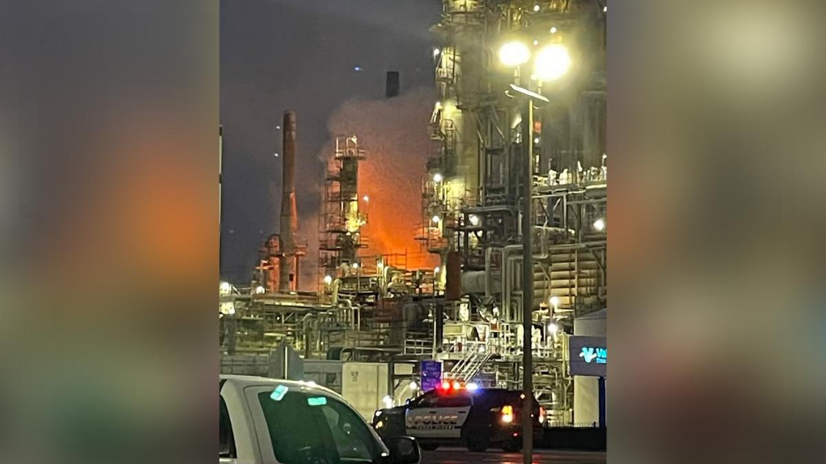Video Shows Fire at Three Rivers Valero Refinery