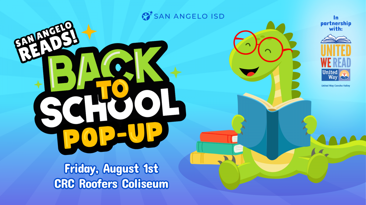 2nd Annual San Angelo READS! & United We Read Back-to-School Pop-Up