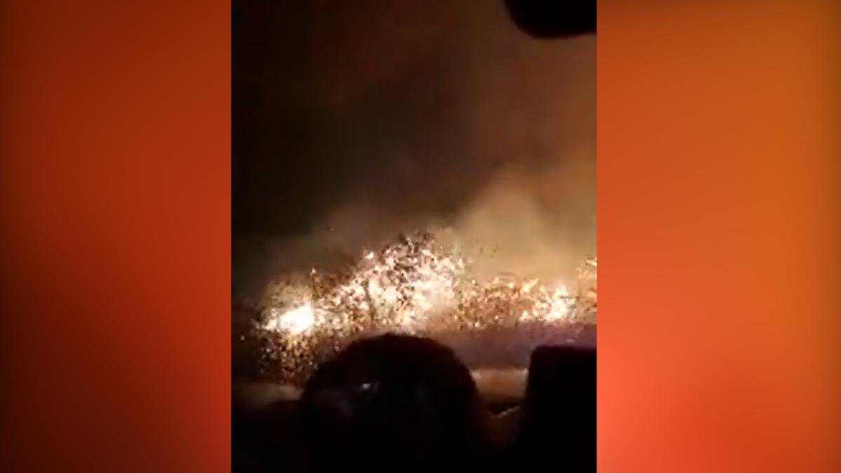 WATCH: Inside Look at Firefighters Battling Wildfire in McCulloch County