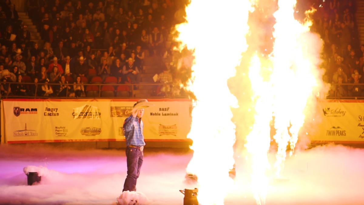 Meet the Pyro Man at the San Angelo Rodeo