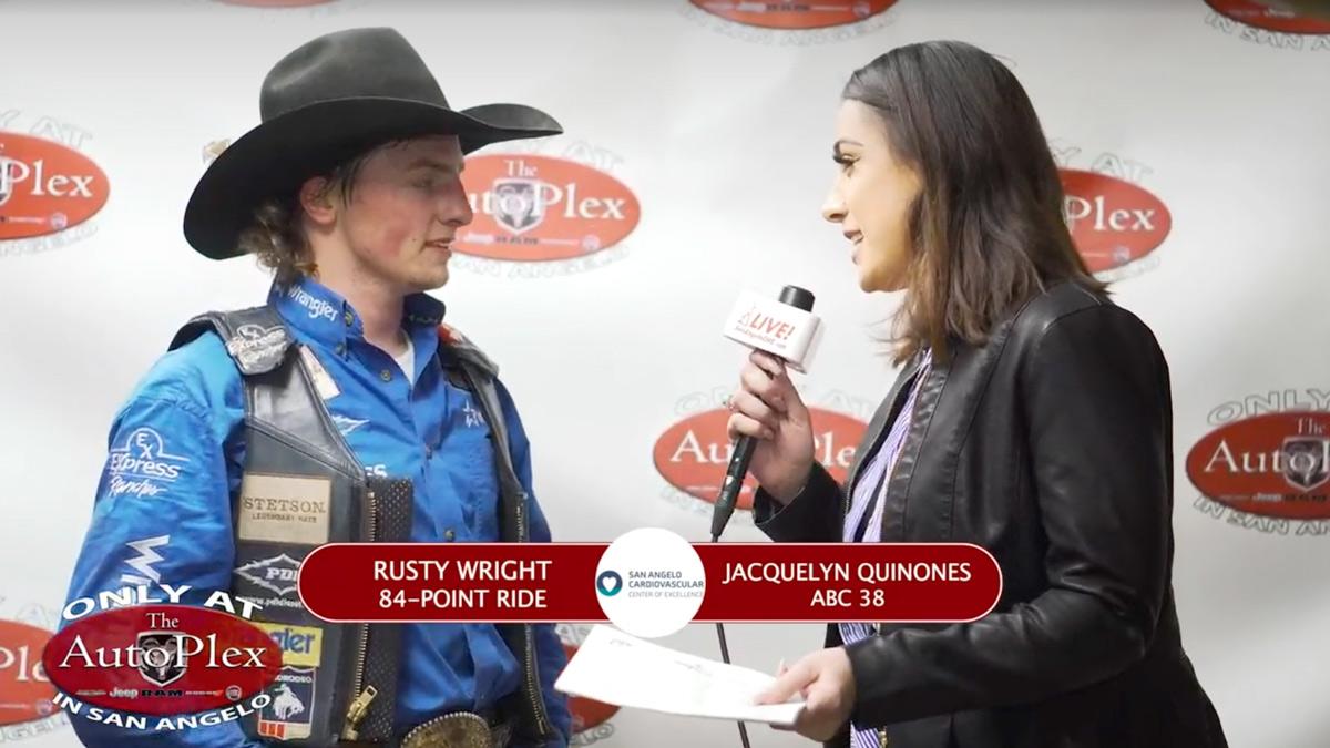 Rusty Wright Bumps Into the Family Affair at the 2020 San Angelo Rodeo