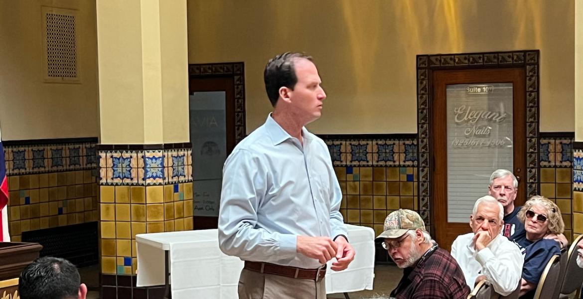 August Pfluger Kicks Off District 11 Tour in San Angelo